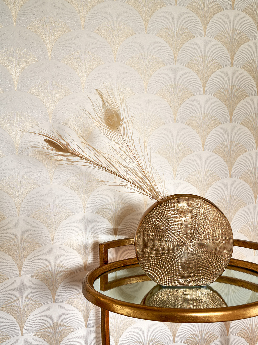 Tapete Broadway, beige lin | Casadeco | TWNT 8866 1331