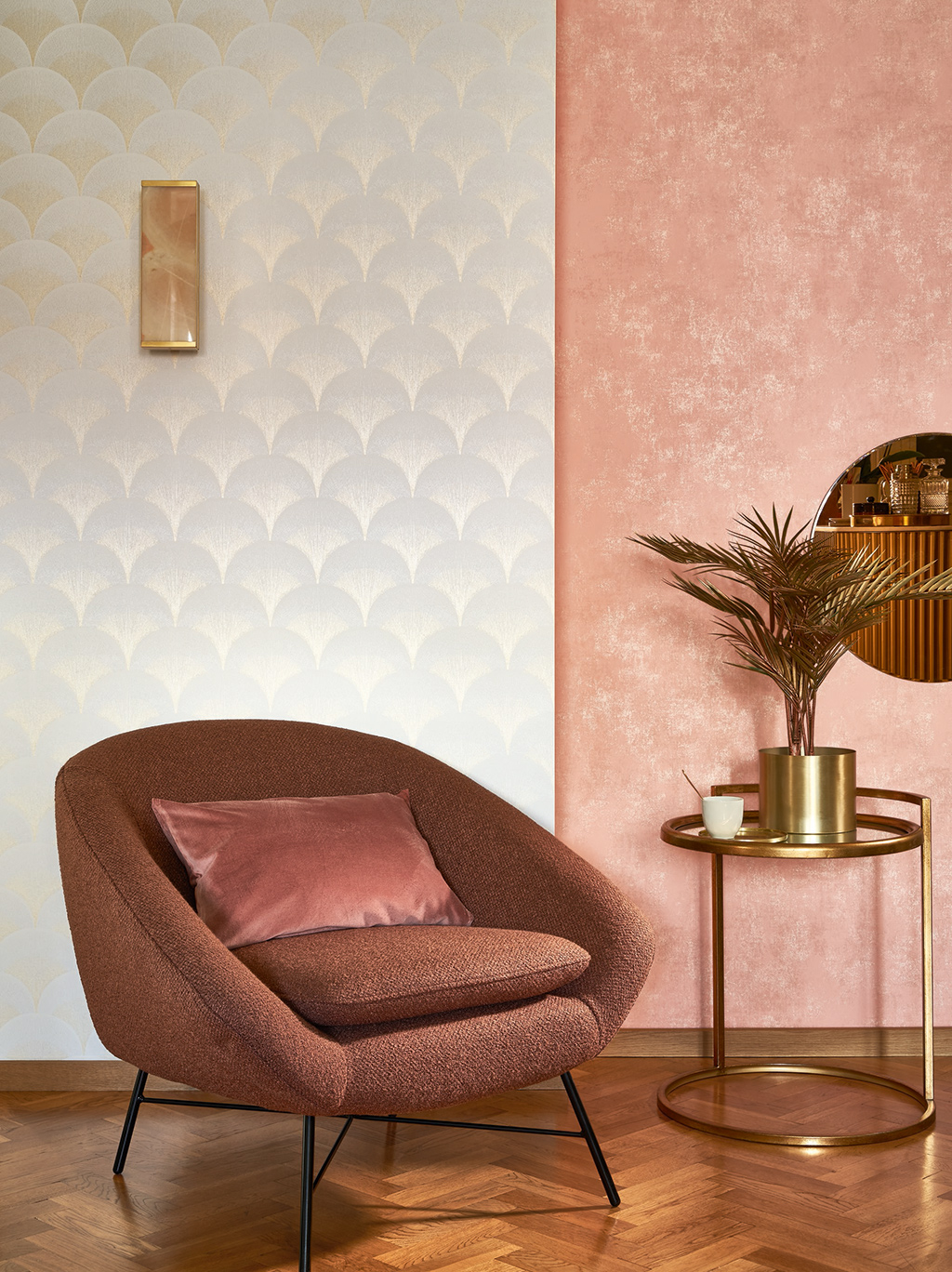 Tapete Broadway, beige lin | Casadeco | TWNT 8866 1331