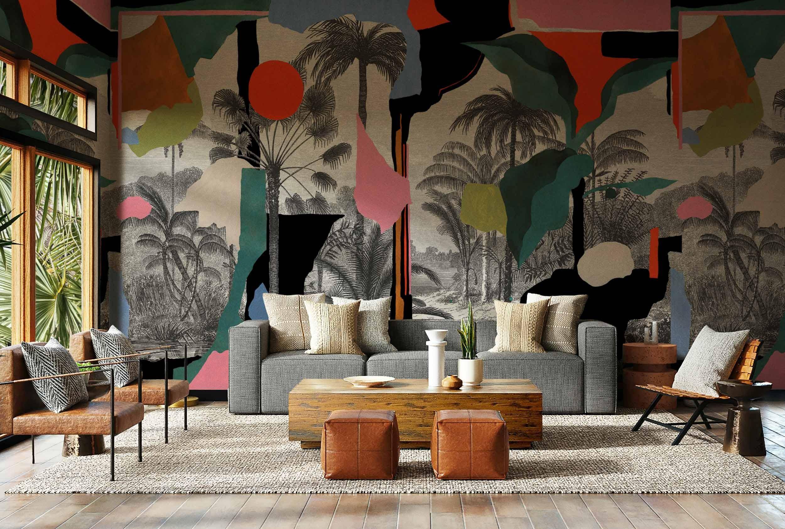 Colonial Abstraction Pink | 10172